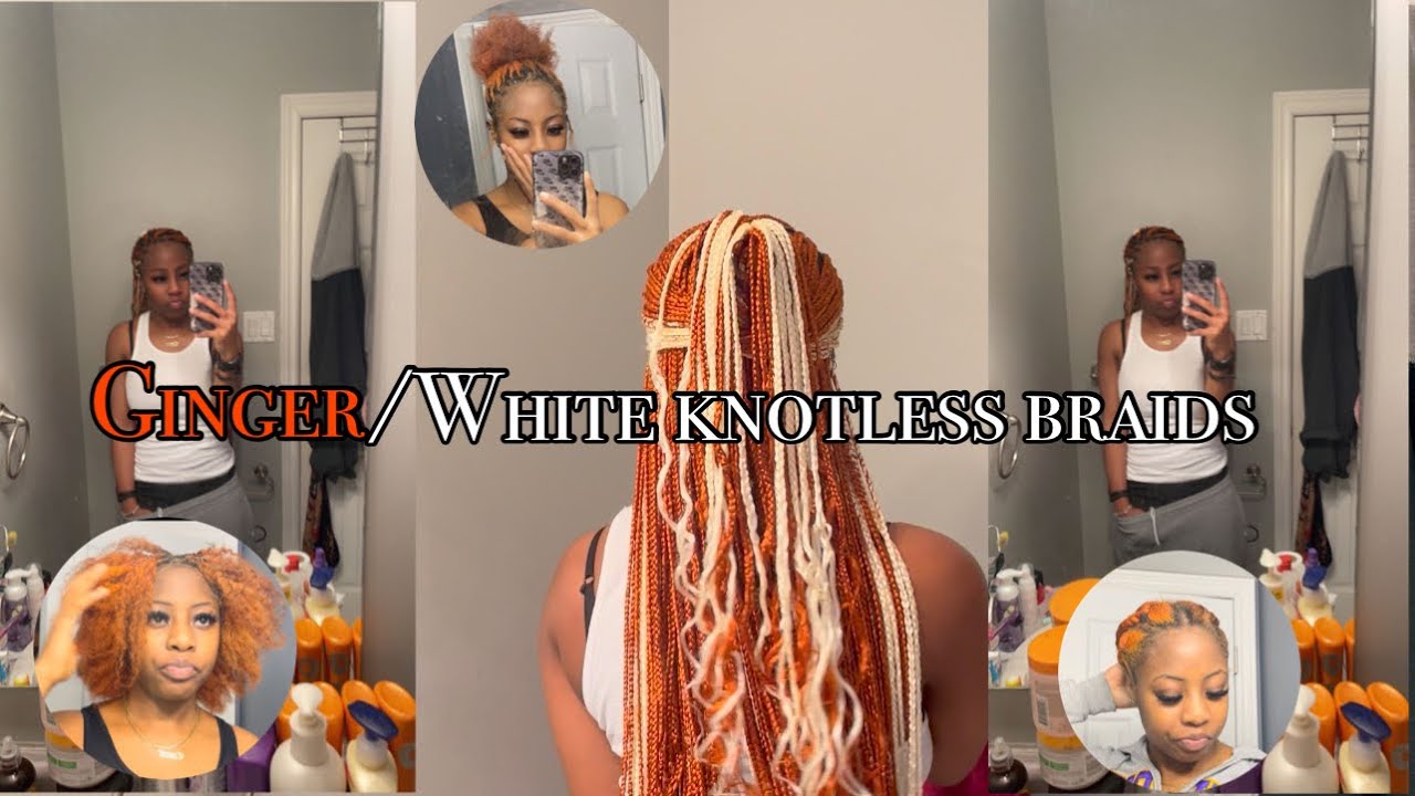 How To Do Peekaboo Knotless Braids Ginger Blonde Must Watch