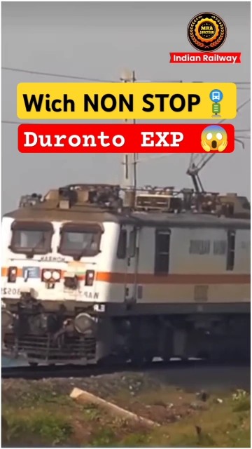 Super Fast ⏩ Non Stop 🛑 Duronto EXP 🚂 Indian Railway #train #video - YouTube