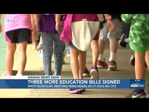 New laws boost UH community college aid, ease school meal cost requirements