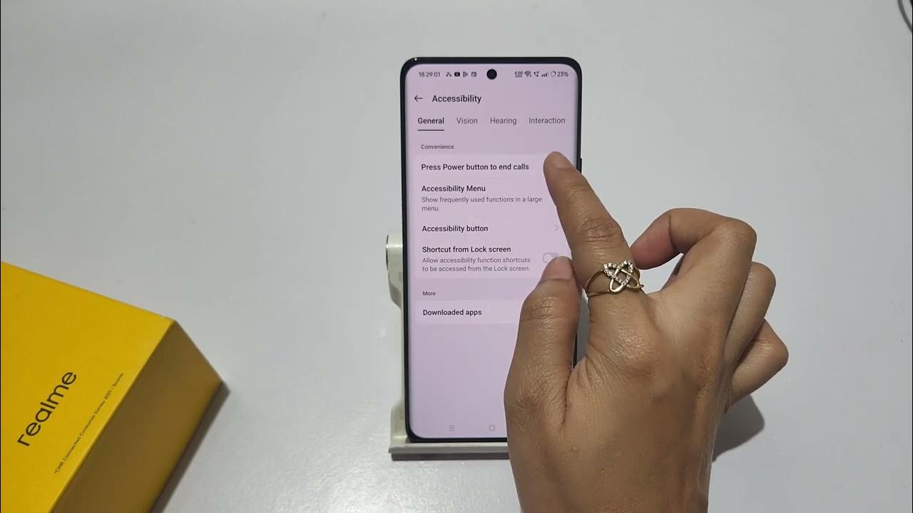 How to use power button end call in realme 12 pro | Ralme 12 me power button end call kaise ...