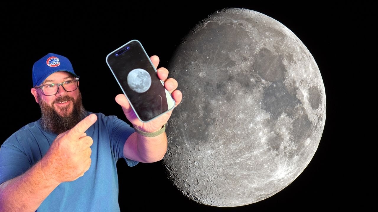 How to take photos of the moon with the iPhone 16 Pro - YouTube