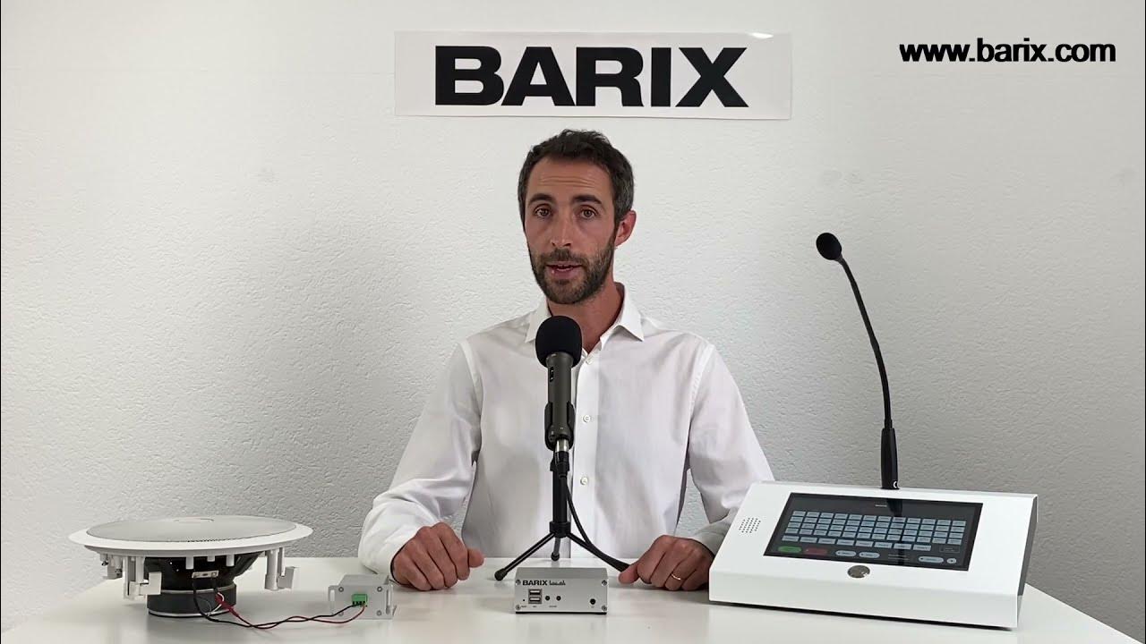 Barix solution for your projects in audio over standard IP networks ...