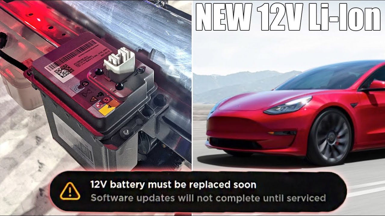 Tesla NEW 12V Li-Ion Battery Having Major Issues LFP Models Only! - YouTube