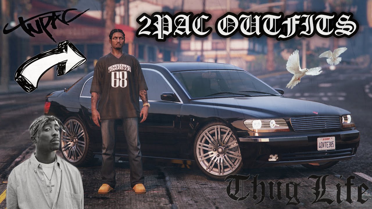 How To Dress Like TUPAC SHAKUR🕊️ On GTA 5 Online | Outfit Tutorial ...