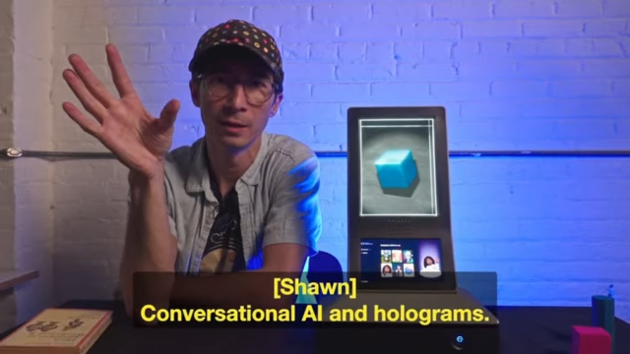 Looking Glass Liteforms: Conversational AI holograms with ChatGPT - YouTube