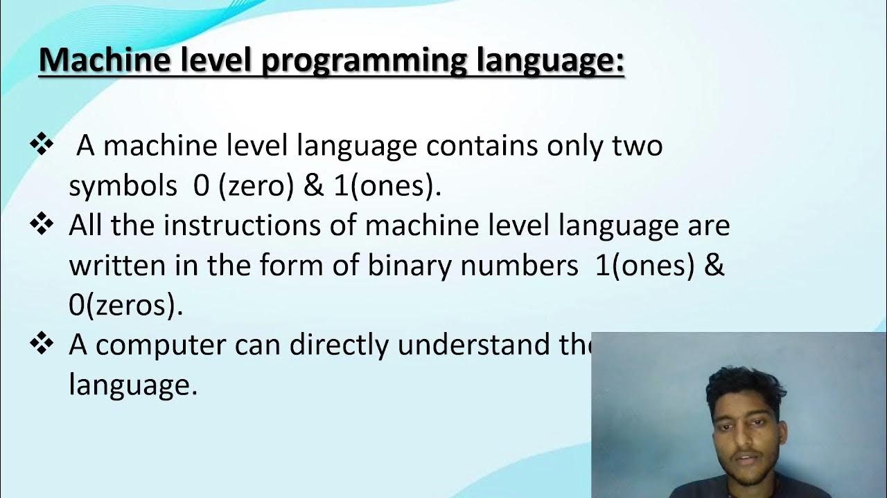 Instructions, program, programming language, programming translators. - YouTube