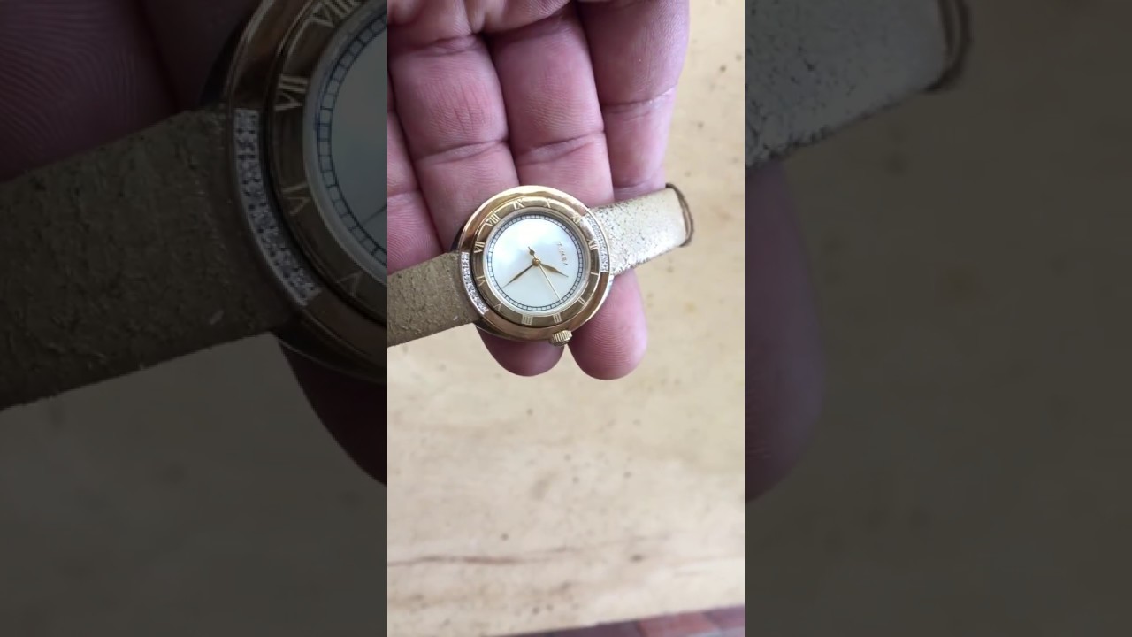 Relógio Timex Diamond Collection ouro - YouTube