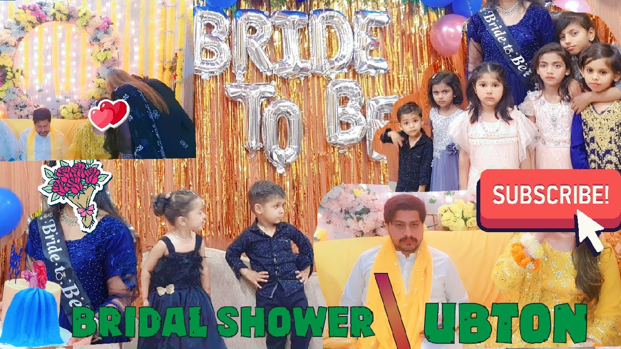 Bridal 👰‍♂ Shower & Ubton 💛 mayo | 2Nd & 3RD DAY OF EID | wedding ...