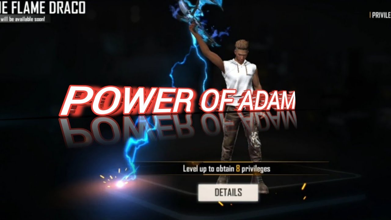 ONLY ADAM || POWER OF DJ ⚡ADAM || FREE FIRE 🔥 - YouTube
