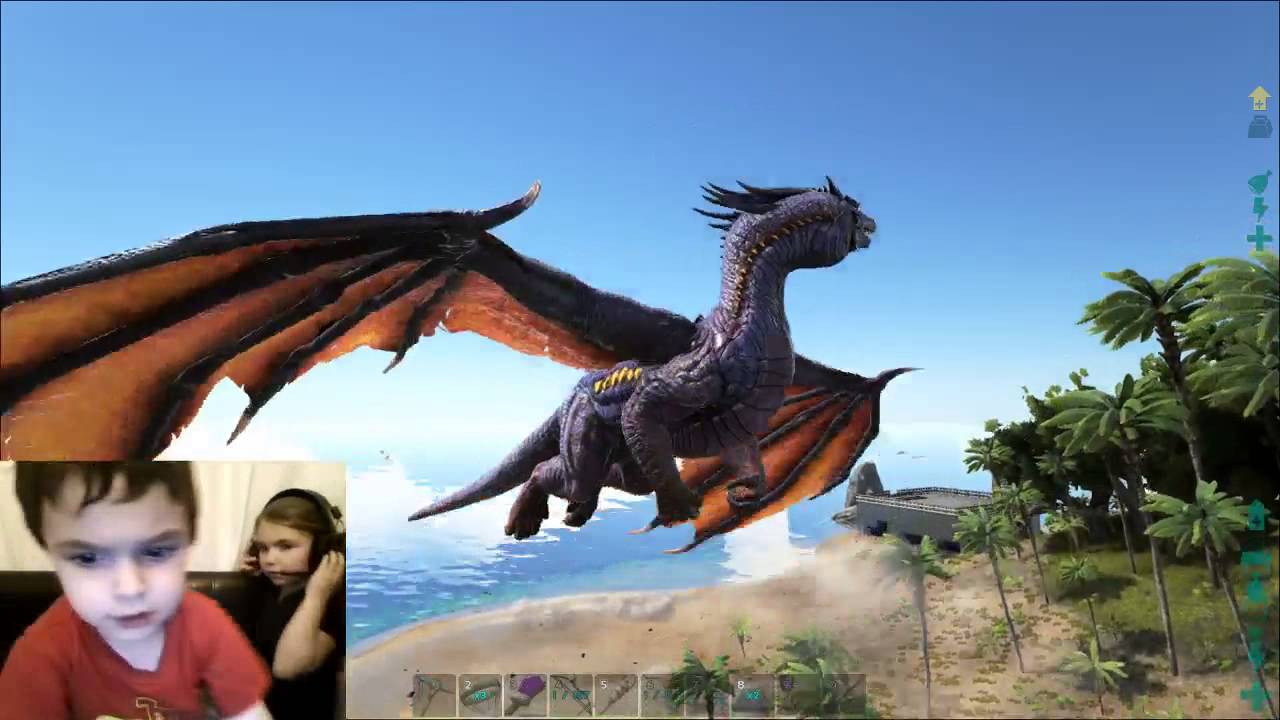 ARK Dragon Riding - YouTube