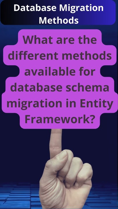 Approaches to Database Schema Migration in Entity Framework - YouTube