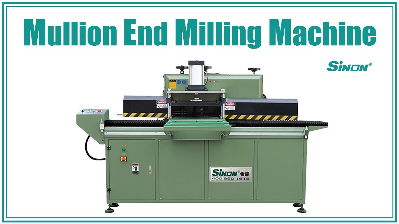 Electrical Drive 5 Cutters Automatic End Milling Machine for Aluminium ...