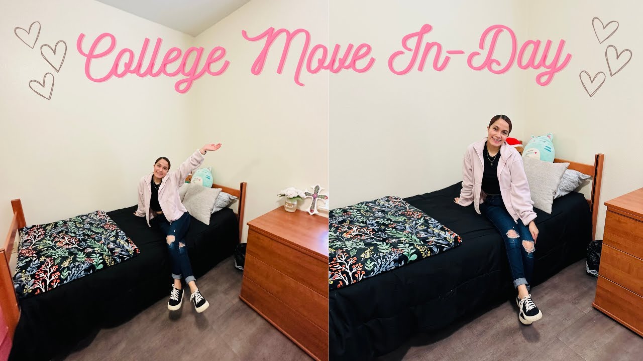 College Move-In Day + Dorm Tour - YouTube