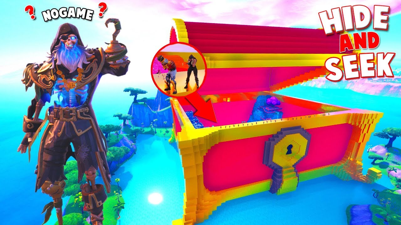 INSANE *NEW* HUGE TREASURE CHEST IN FORTNITE HIDE AND SEEK!!! (Fortnite ...