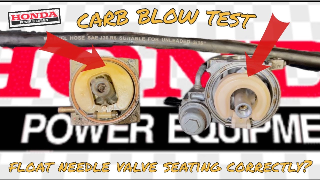 SIMPLE BLOW TEST TO DETERMINE IF YOUR FLOAT NEEDLE IS SEATING CORRECTLY ...