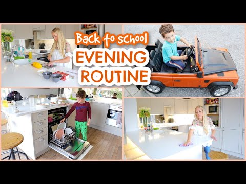 BACK TO SCHOOL EVENING ROUTINE with 3 KIDS  |  Emily Norris ad