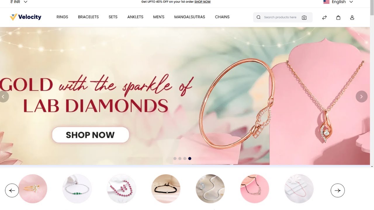 Stunning Jewelry E-Commerce Website Demo | Professional Website ...