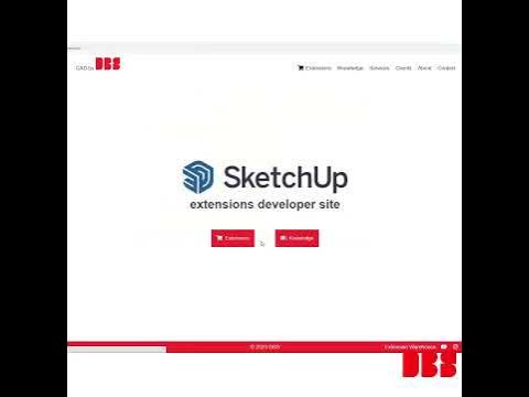 SketchUp plugin development play - DBS Move Rotate Open Close - YouTube