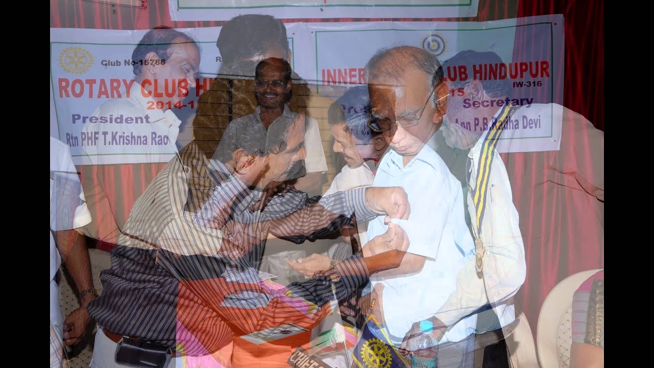 Rotary Club Installation Program (2014-15) - Hindupur - YouTube