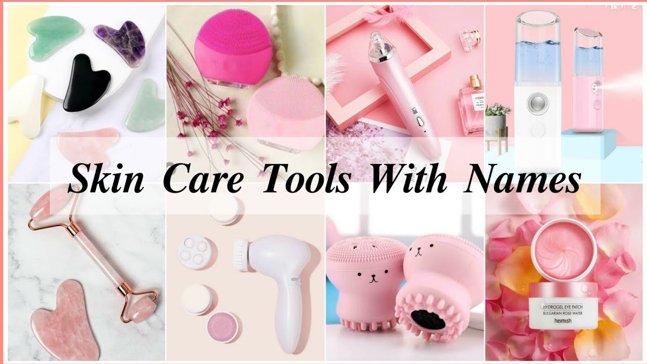 Types of Skin care Tools with Names|Glamour World - YouTube