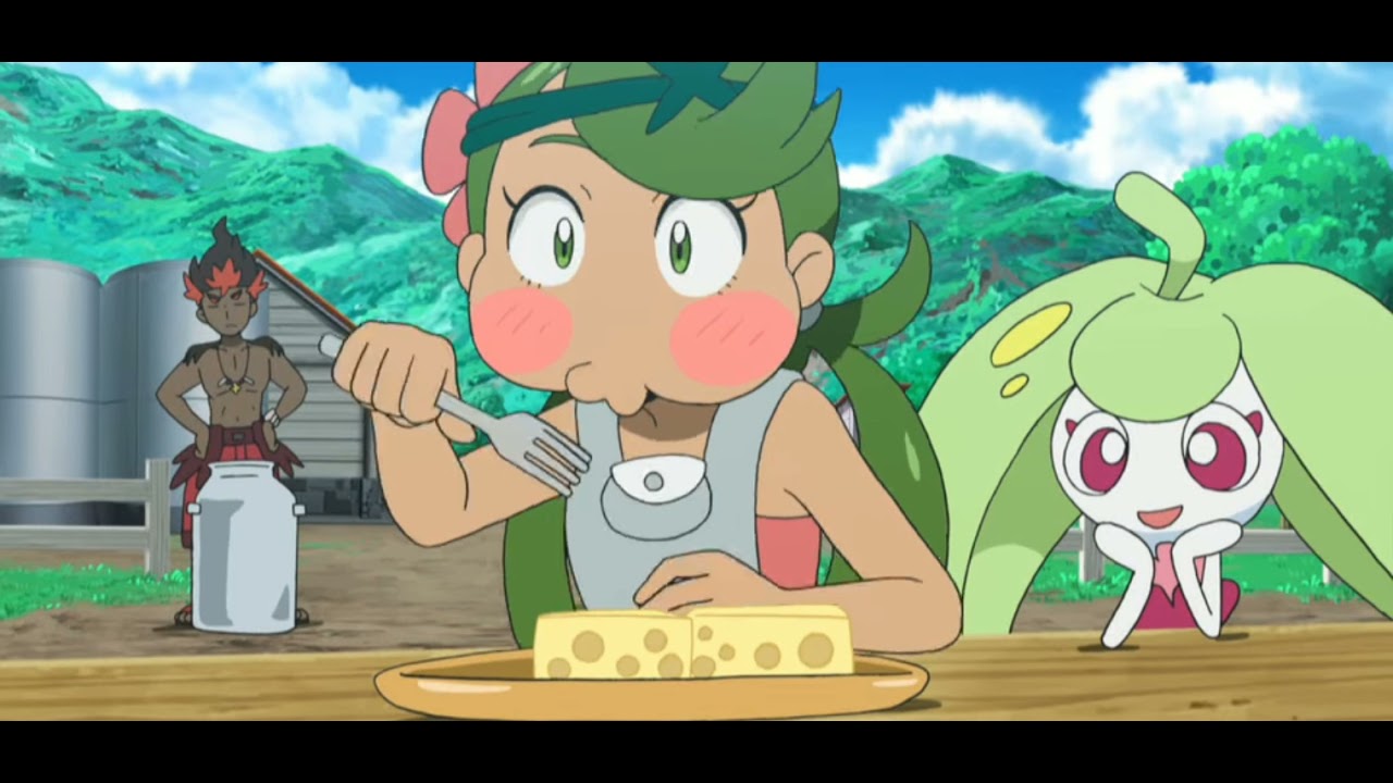 Mallow eating cheese - YouTube