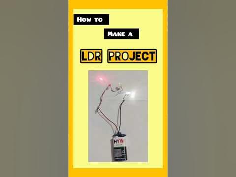 How to make a LDR sensor | LDR project | LDR sensor project #shorts # ...