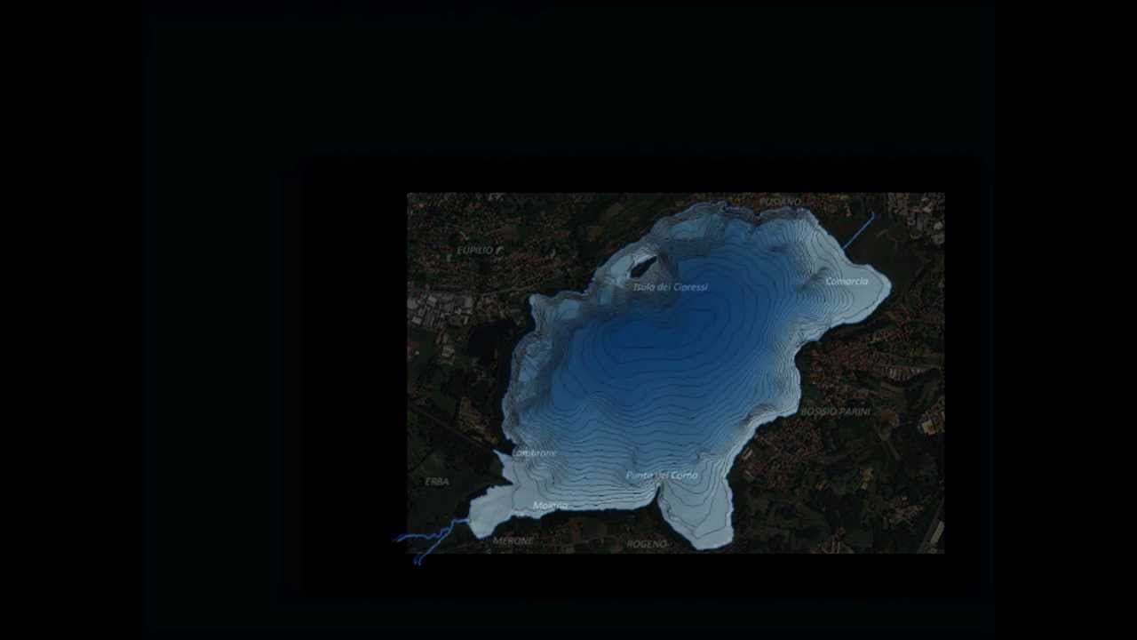 Lago Pusiano in 3D - Morfologia bacino sommerso e ricostruzione del ...