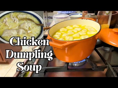 Dirty just ONE dish ! The Best Chicken Dumpling Soup you'll ever EAT ...