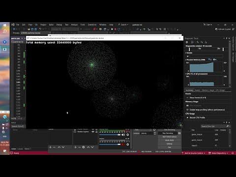 Particle system with SFML C++: Firecracker Effect - YouTube