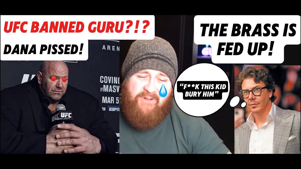 MMA GURU BANNED BY UFC?!? UFC BRASS IN SHAMBLES OVER GURU’s TAKEOVER ...