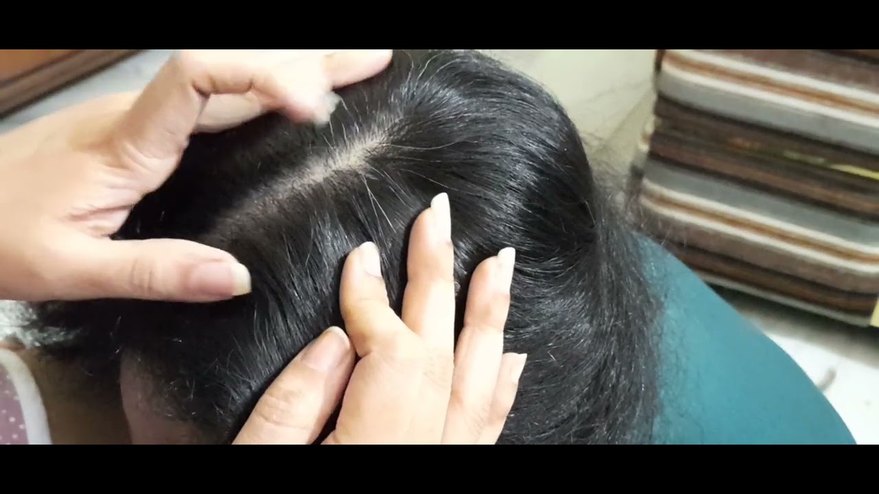 Full head scalp scratching video - YouTube