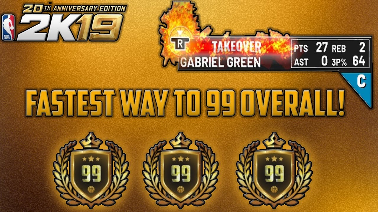 NBA 2K19 99 Overall Glitch | Fastest Way To 99 Overall on NBA 2K19! vc ...