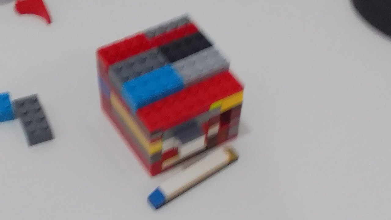 how to build a Lego safe with key - YouTube