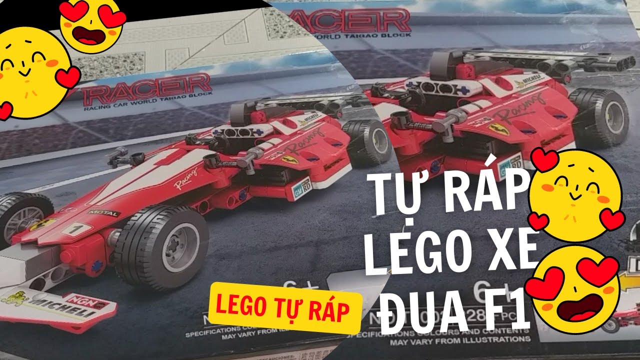 Tự ráp lego xe đua f1 - YouTube