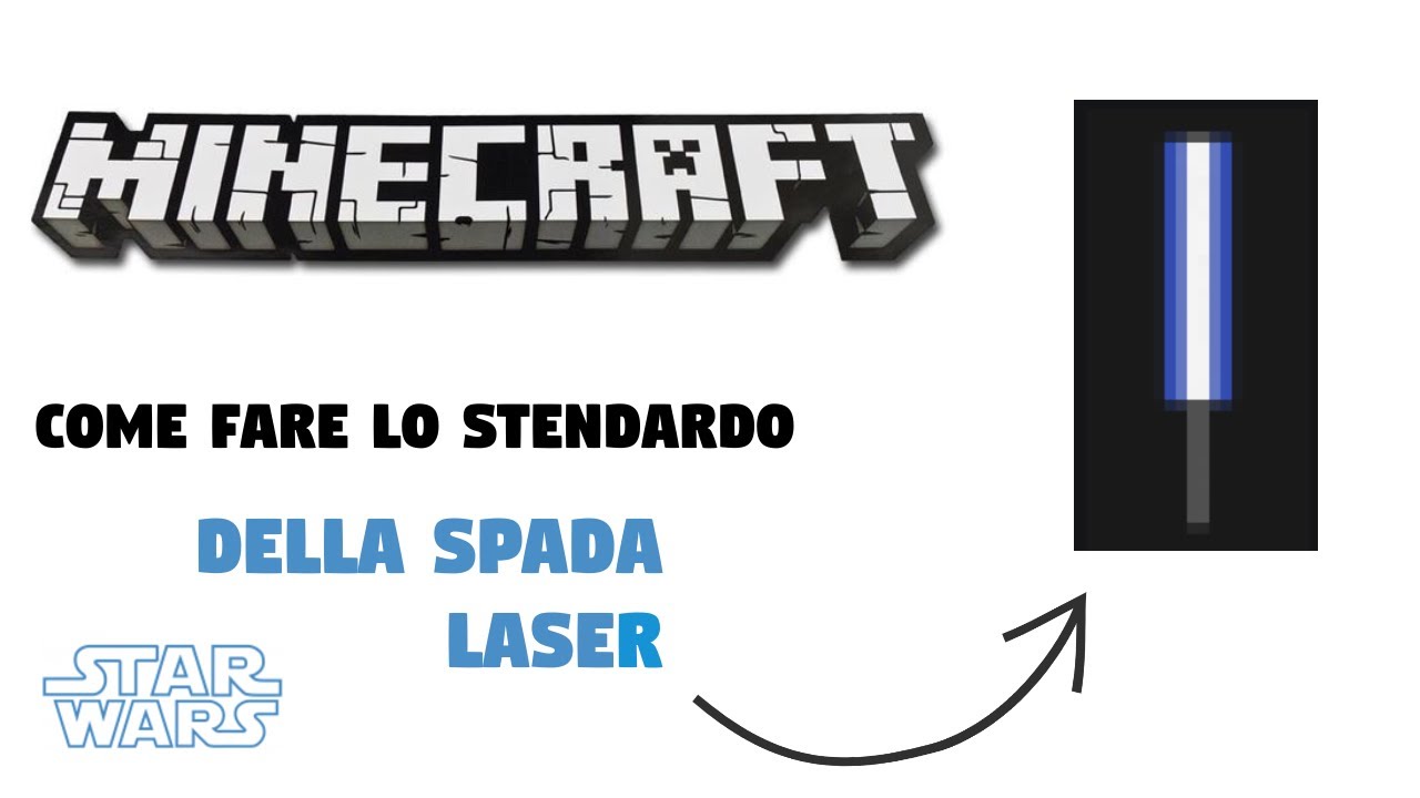 come creare lo stendardo della SPADA LASER - Minecraft ita - YouTube
