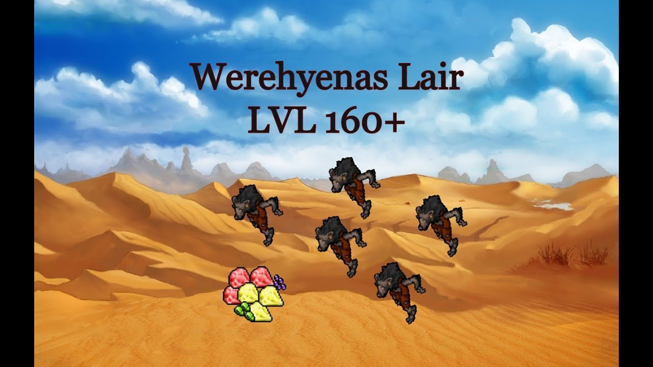 Werehyenas Tibia. LVL 160+. - YouTube