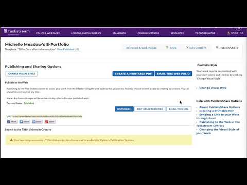 Uploading to Taskstream - YouTube