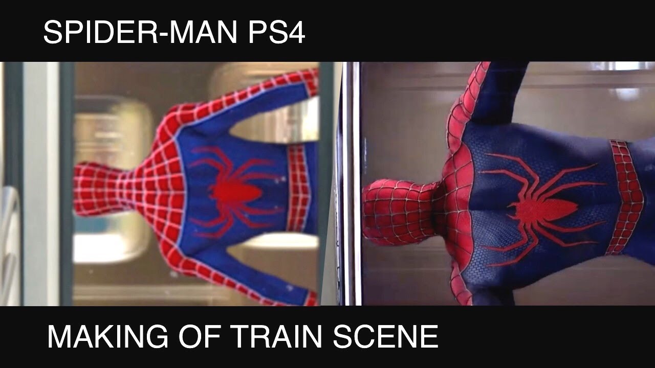 Spider-Man PS4 - MAKING OF Train Scene (Spider-Man 2) - YouTube
