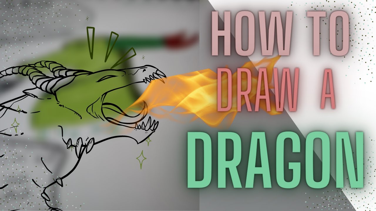 How to Draw a Dragon!!!! [Tutorial] -- Adventure Through Art - YouTube