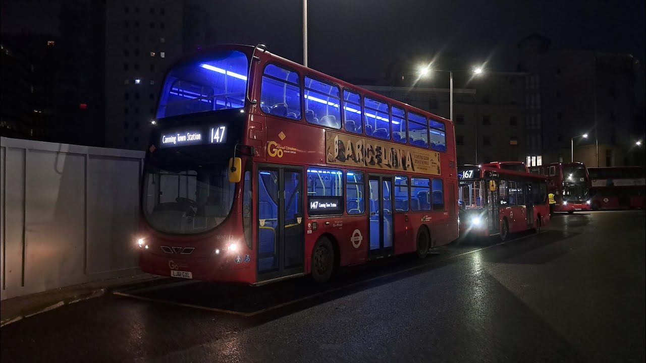 FRV: Route 147 | Canning Town - Ilford | WHV12 (LJ61 GXL) - YouTube