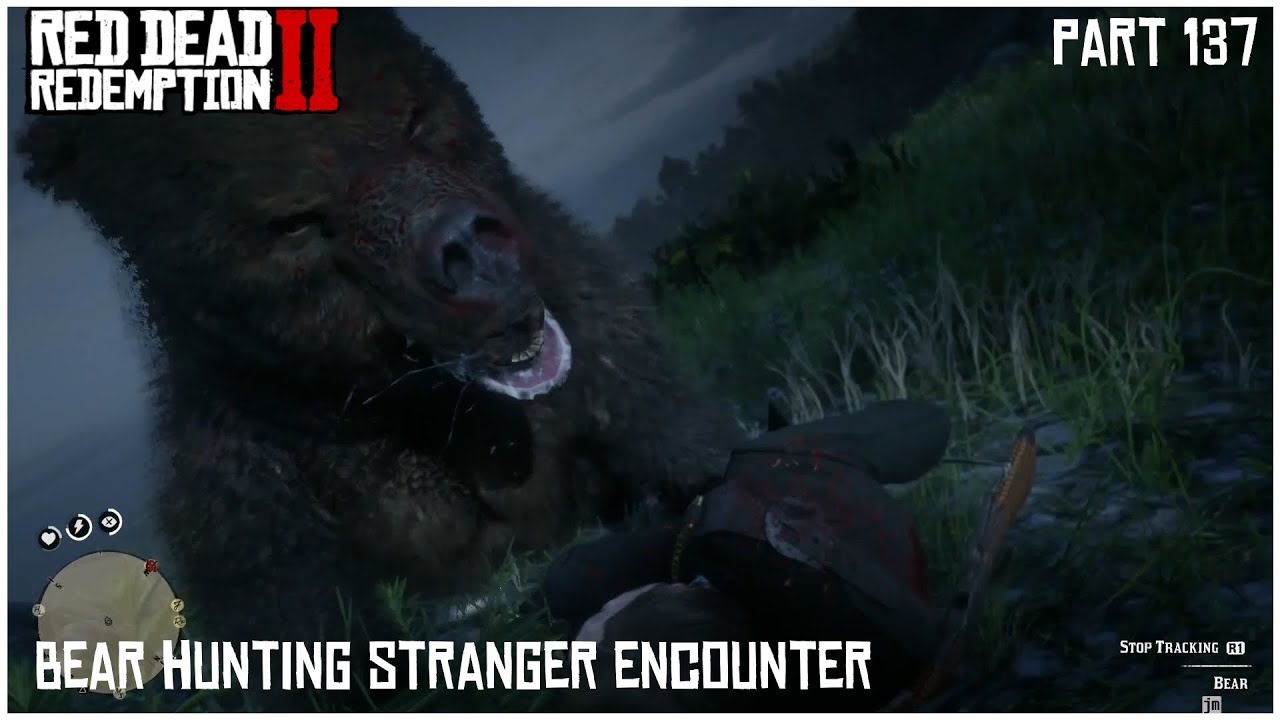 Red Dead Redemption 2 HUNTER STRANGER ENCOUNTER BEAR HUNTING Part 137 ...