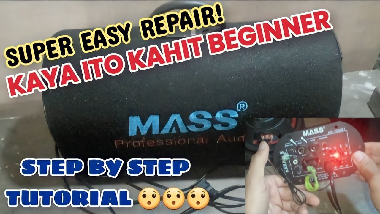 BOOMBOX BLUETOOTH SPEAKER REPAIR (LOW SOUND) AtbpTV - YouTube