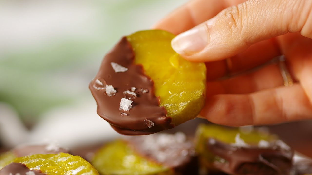 Chocolate Pickles | Delish - YouTube
