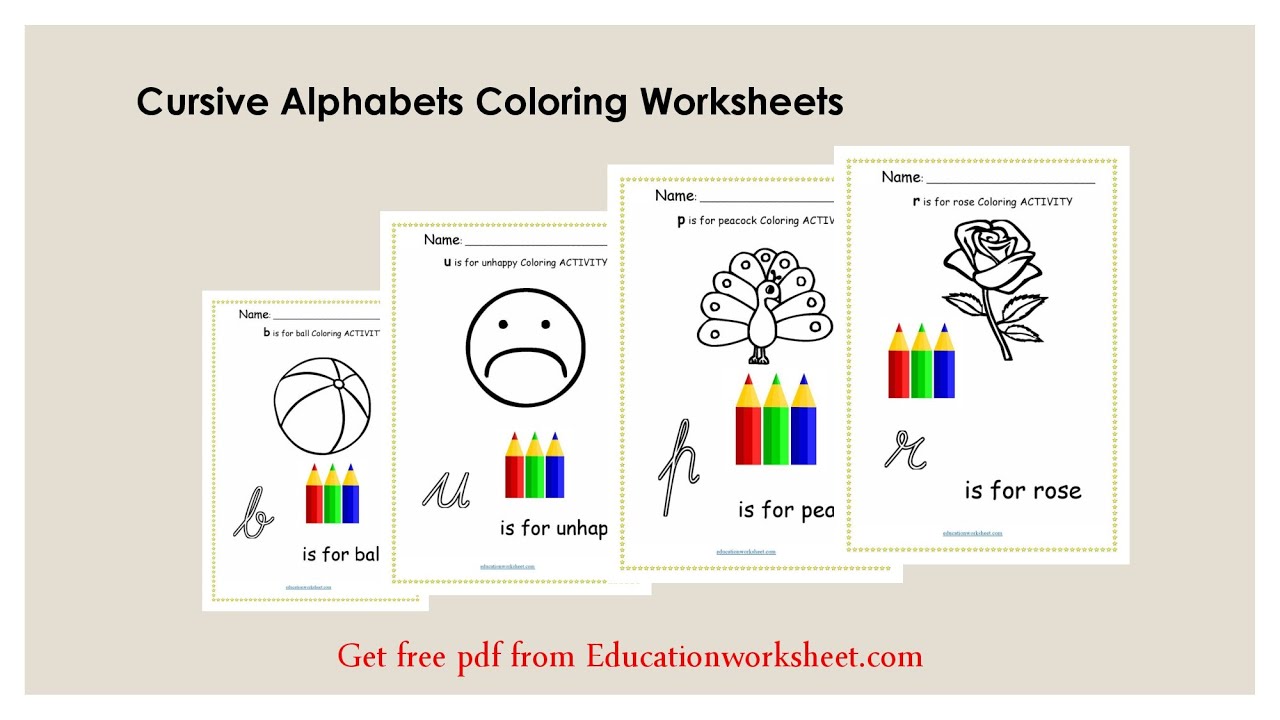 Let's Learn to Color Alphabets: A Fun and Educational Activity for Kids ...