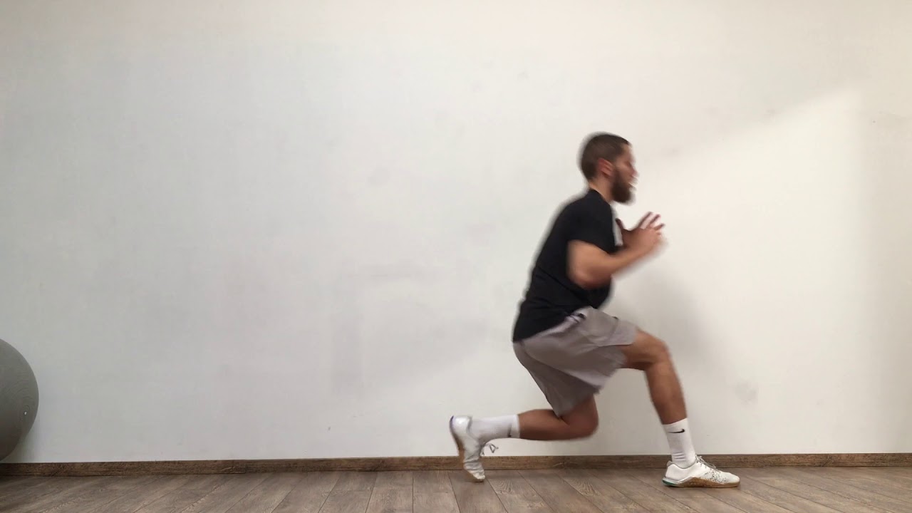 Crossover Lunge - YouTube