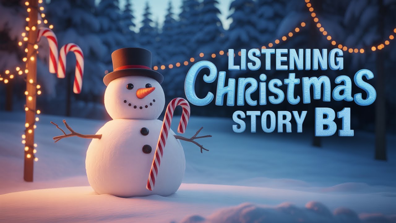 Easy B1 English Listening Practice - A Christmas Story. - YouTube
