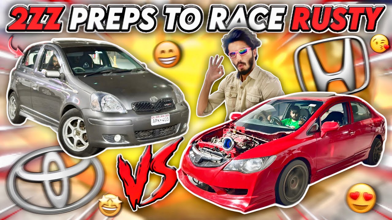 2zz Vitz Preps To Race Rusty 🔥 Lethal Performance 🤩 TEAM-4K - YouTube