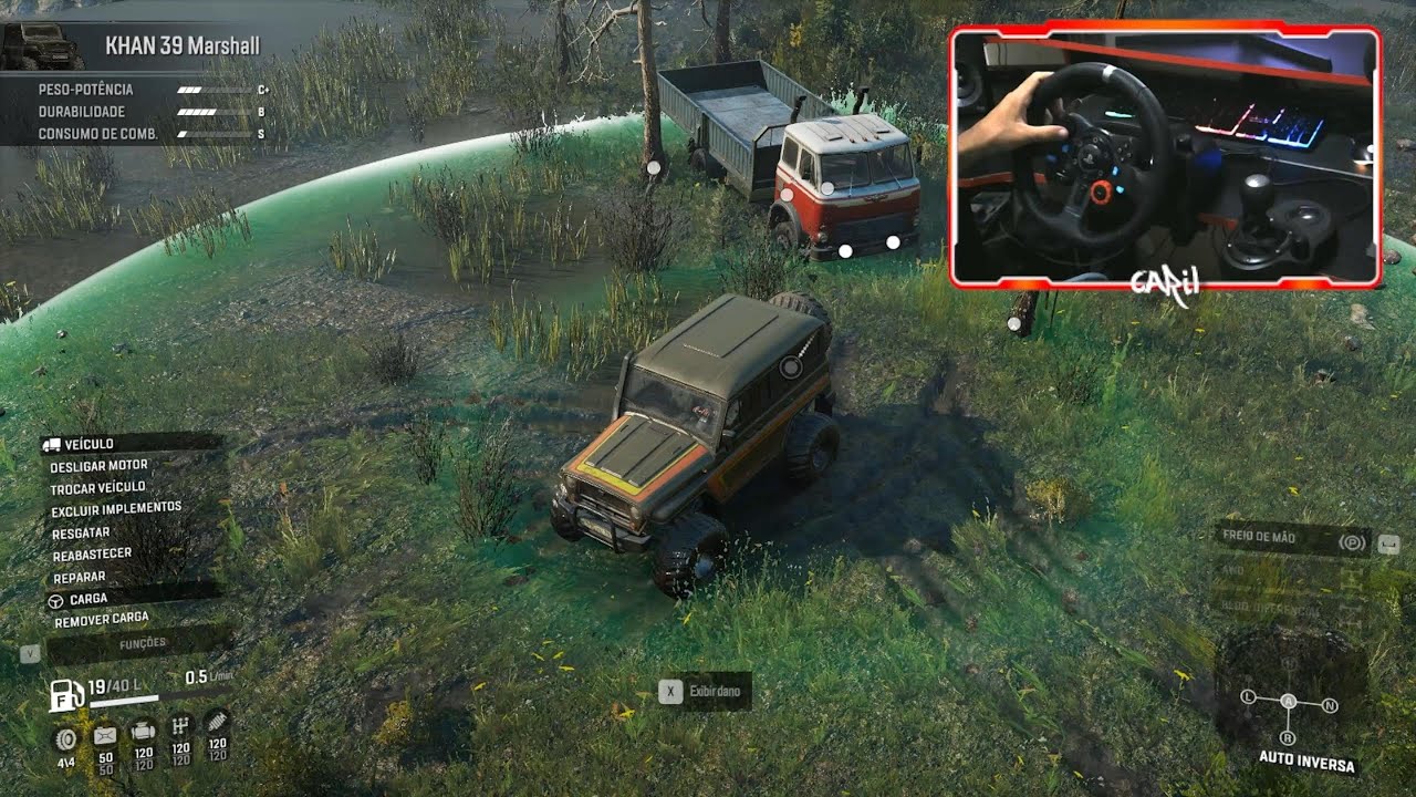 Rescue of the Truck Zikz 5368 - SnowRunner | Logietch G29 gameplay ...