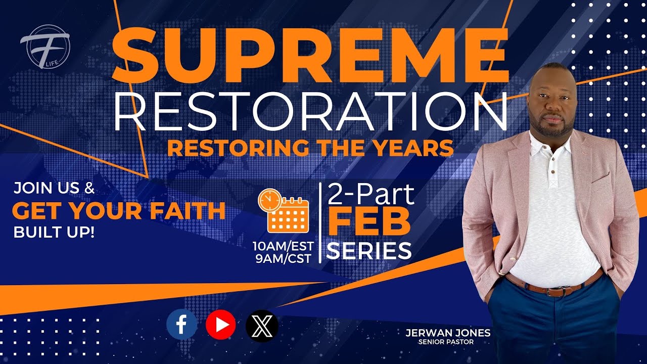 Transformation Sunday | Supreme Restoration | Pastor Jerwan Jones ...