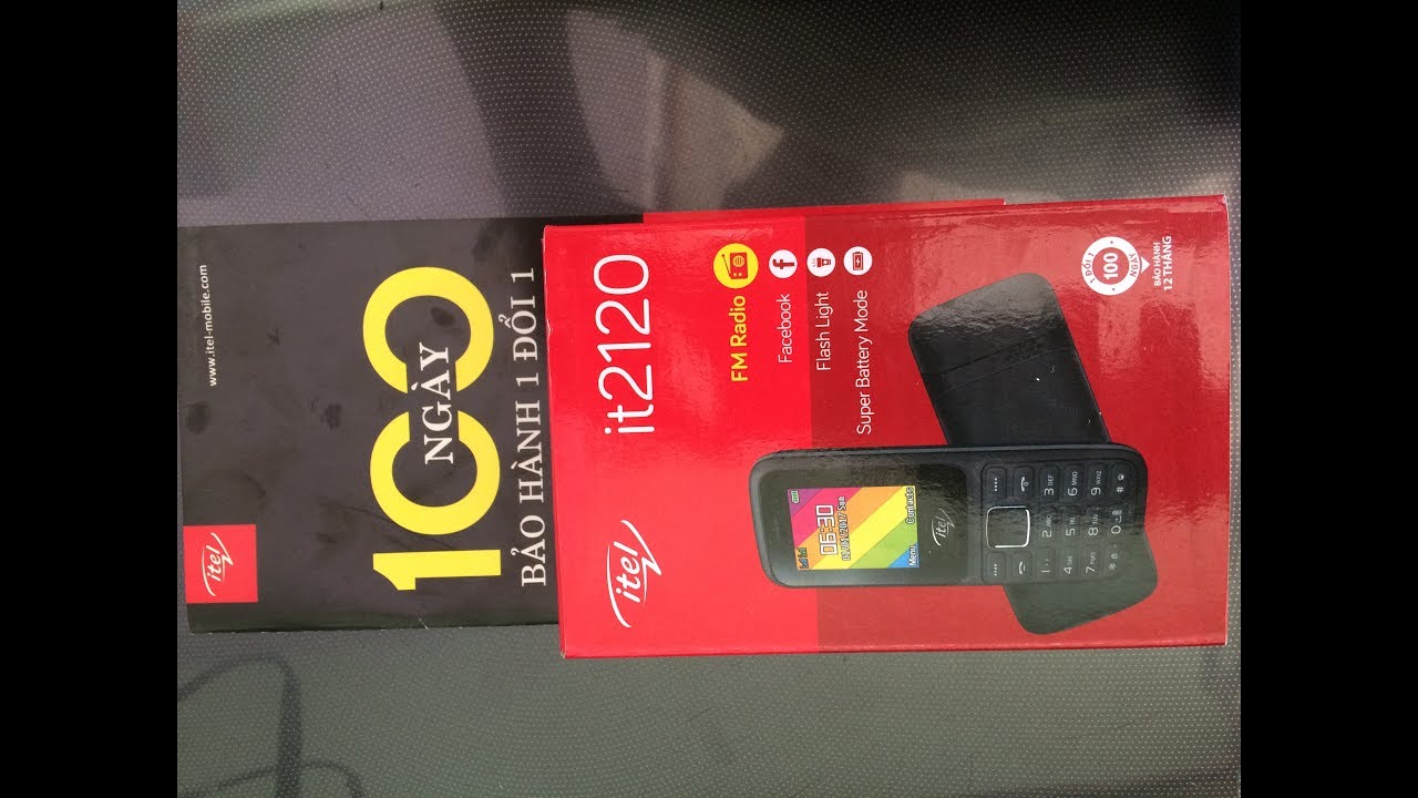 mở hộp itel it2120, giá rẻ ,itel it2120 pin trâu, itel 2120 sóng khỏe ...